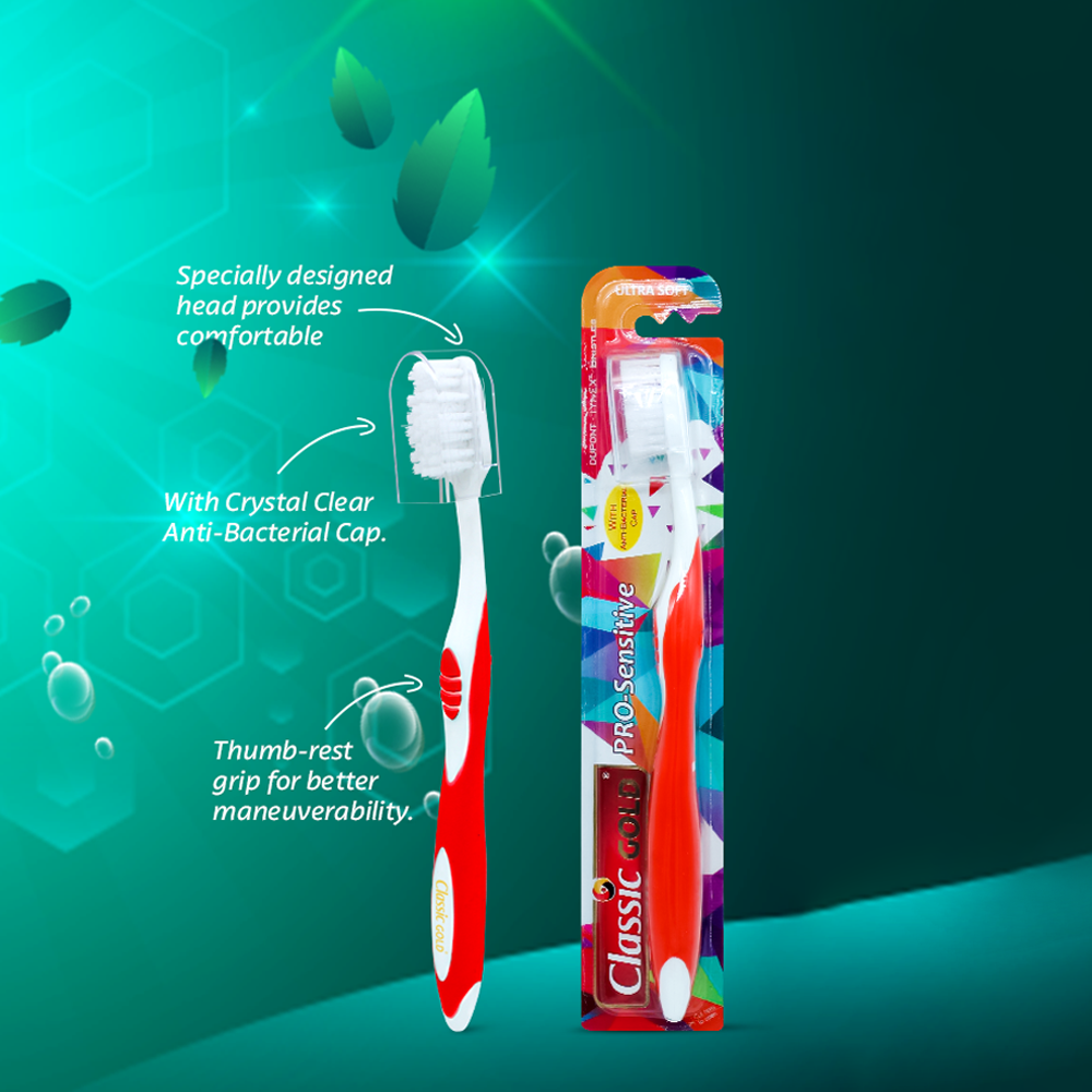 No.1 Indian Oral Care Brand | Shop Now – Classic Gold Toothbrush
